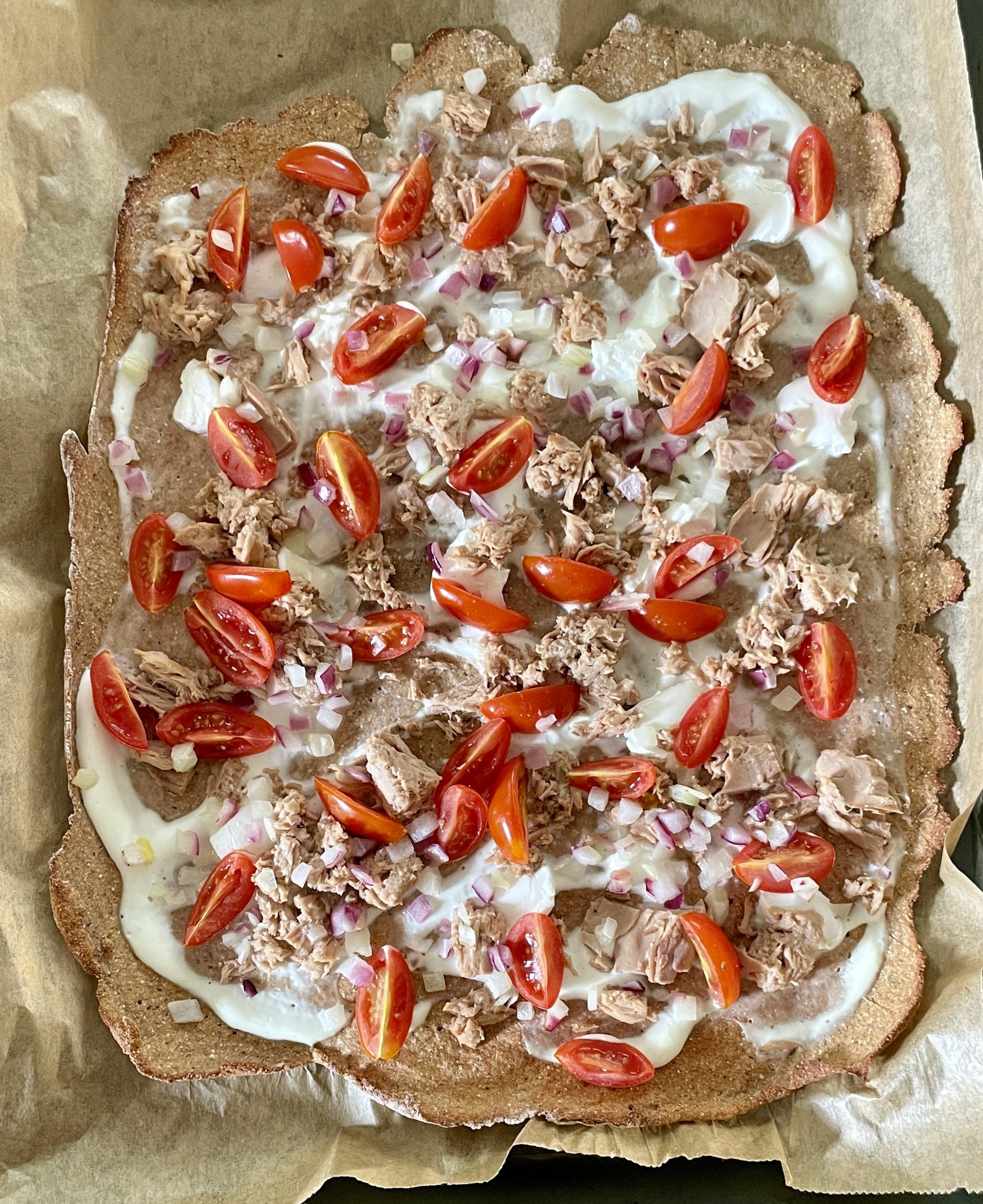 High Protein Flammkuchen
